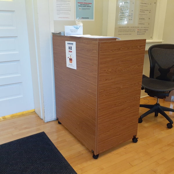 Zero Custom Reception Desk 4 Ft to 5ft - Etsy