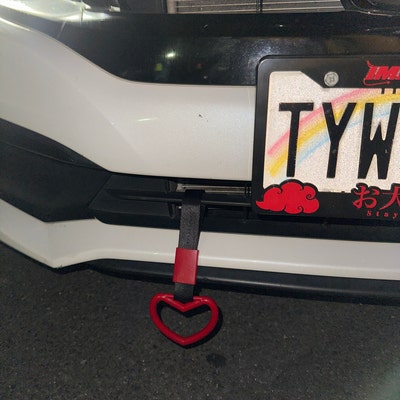 Pink Tsurikawa JDM Car Heart Ring Kawaii Car Charm Japanese Car ...