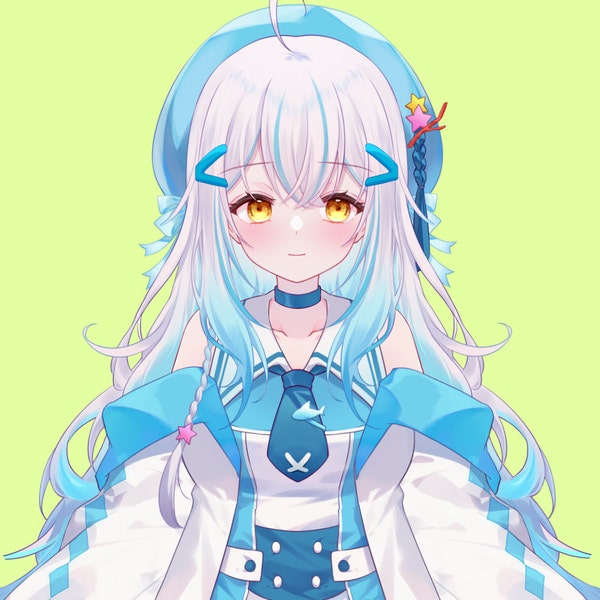 Live2d Vtuber Model for Commercial Use! Girl Dolphin Vtuber (ready to ...