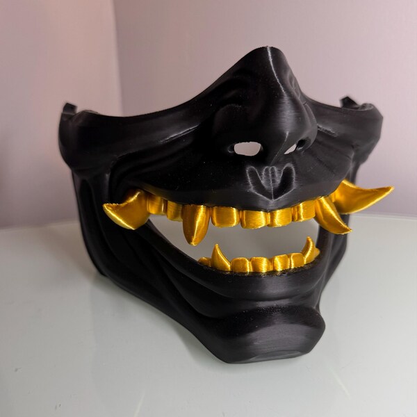 3D Printed Multi Color Hellequin Mask - Etsy