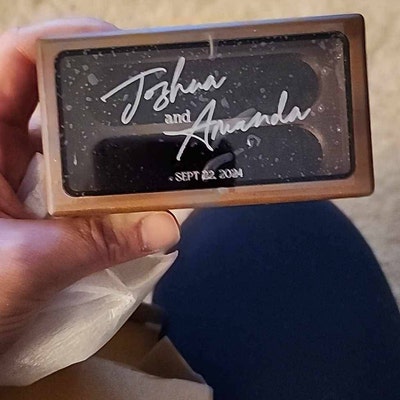 Gold Glass Scan to Bless QR Sign Scannable Acrylic Sign, Wedding ...