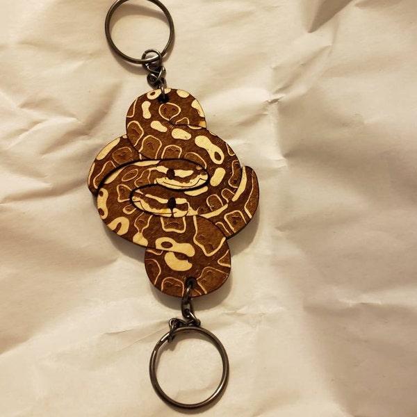 Cute Interlocking Ball Python Keychains - Friendship or Relationship ...