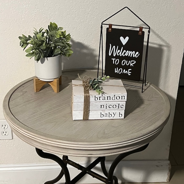 Home Sweet Home Book Stack- Realtor Closing Gifts, Personalized Gift ...