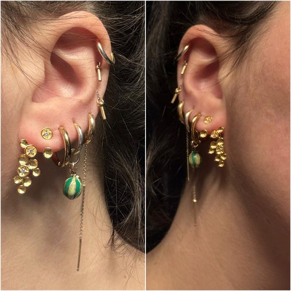 Starlight Cascade Earrings – Adjustable Starry Drops Inspired by the Night Sky, Starlight ...