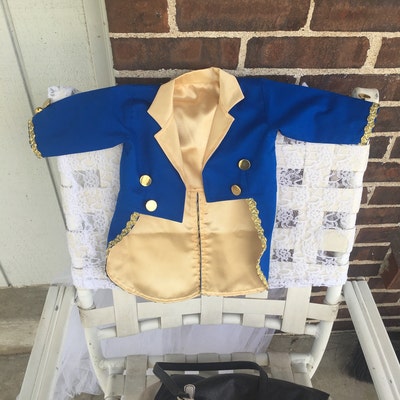 Beast Costume BLUE Tuxedo Jacket Prince Costume Tailcoat Beauty and the ...