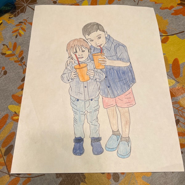 Custom Coloring Page - Etsy
