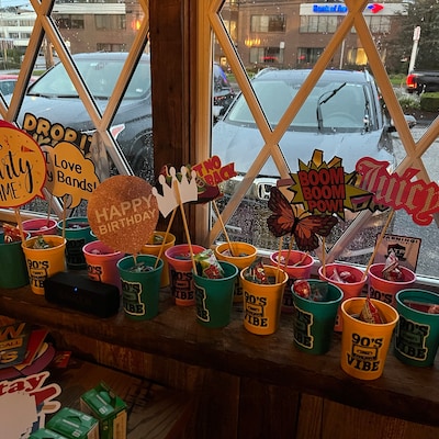 Pink Movie Party Popcorn Birthday Party Cups Movie Party - Etsy