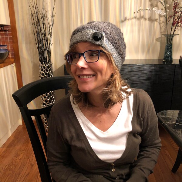 Men's Crochet Multicolored Brainwave Beanie Hat - Etsy