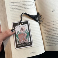 The Reader Tarot Card Bookmark for Book Lovers and Tarot Card Lovers - Etsy