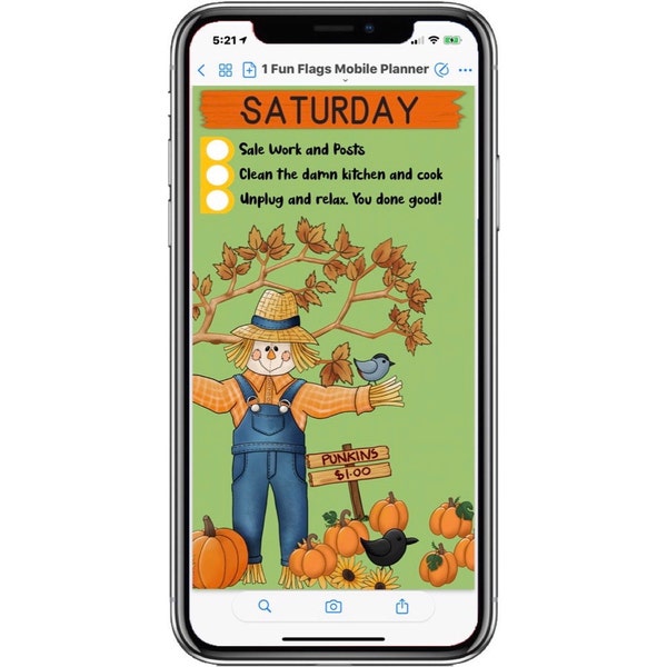 Hello Autumn Digital Planner Stickers - Fall Seasonal Calendar Theme ...