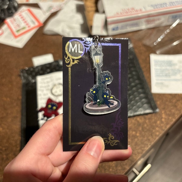 Kingdom Hearts IV “unreality Heartless” | 3D Printed | Keychain - Etsy