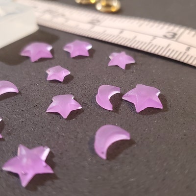 TINY Moons & Stars Clear Silicone Mold - Etsy