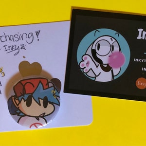 BF & Gf Pins Friday Night Funkin' - Etsy