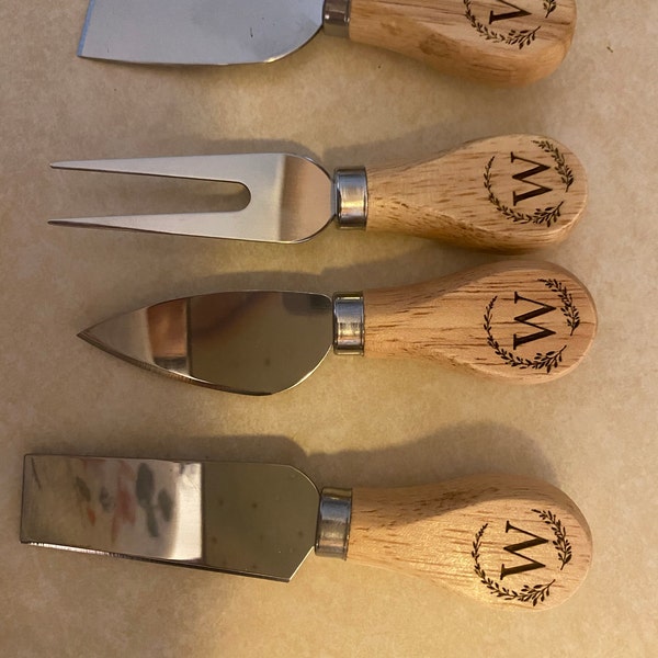Personalized, Cheese Knife Set, Cheese Knives, Gift for Mom, for ...