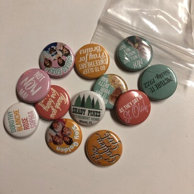 Golden Girls Quotes, Set of 12 1-inch Buttons or Magnets - Etsy
