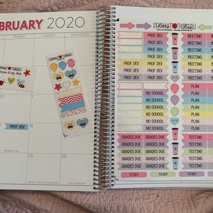 Organizing Stickers Headers Note Section Planner Stickers | Etsy