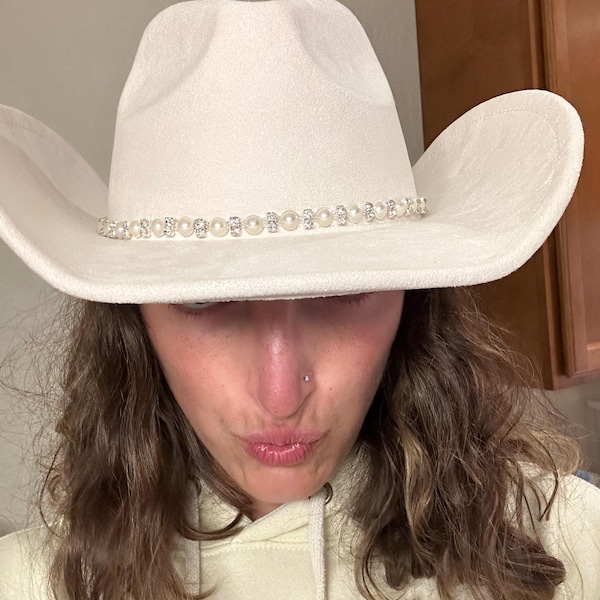 Toyo Straw Panama Hat or Wide Brim Fedora With Vented Crown and Black ...