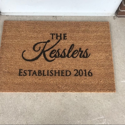 Custom Door Mat, Personalized Doormat, Door Mat, Doormat, Housewarming ...