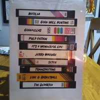 Personalised Retro Video Tape Print / Poster Add Your - Etsy Canada