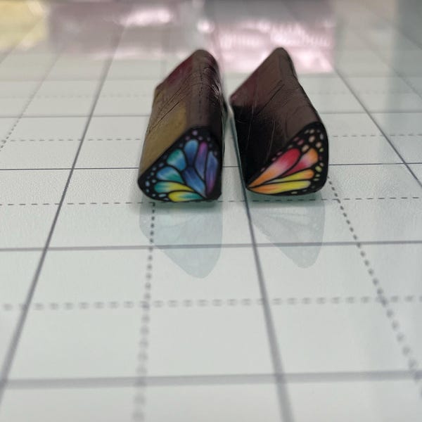 SET of 6 Polymer Clay Petal Canes, Flower Clay Cane, Raw and Unbaked ...