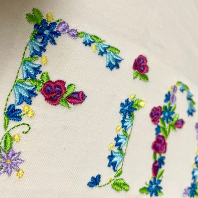 Monogram Applique Font Machine Embroidery Applique Designs, Monogram ...
