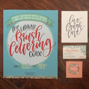 The Ultimate Brush Lettering Guide new Release Signed: A Complete Step ...