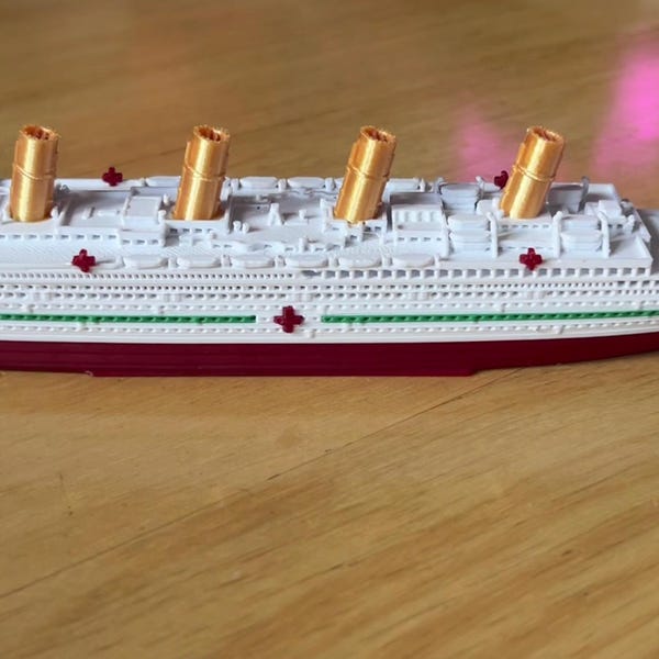12” HMHS Britannic Model, Britannic Toy, Titanic Toy, Titanic Toys, RMS ...