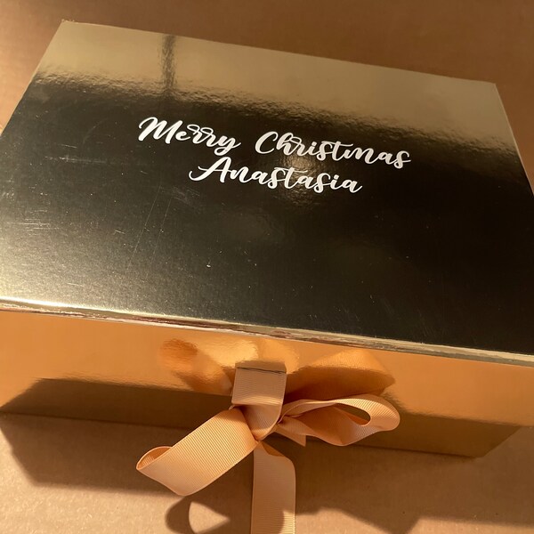 Boxed Invitation, Box Invitation, Custom Gift Box, Bridesmaid Proposal ...