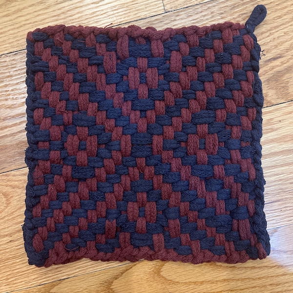 PATTERN Rainbow Diamond Twill Potholder Loop Pattern for Both 27x27 ...