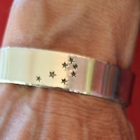 Draco Constellation Necklace Hand Stamped Copper and Sterling Silver ...