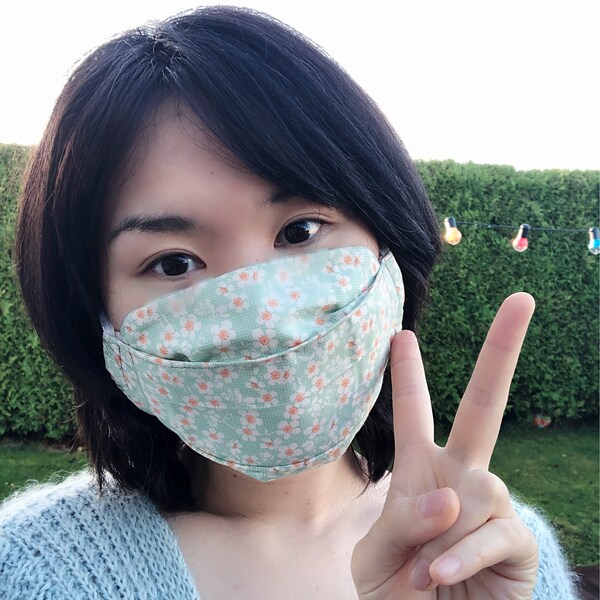 PDF Tutorial and Pattern of 3D Boat-shaped Face Mask;keep Glasses From ...