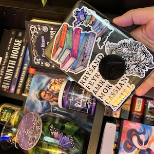 Heart Library Sticker Book Vinyl Sticker - Etsy