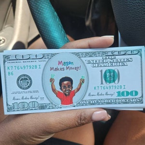 Personalized 100 Dollar Bill Prints, Perfect for the Bride, Birthday ...