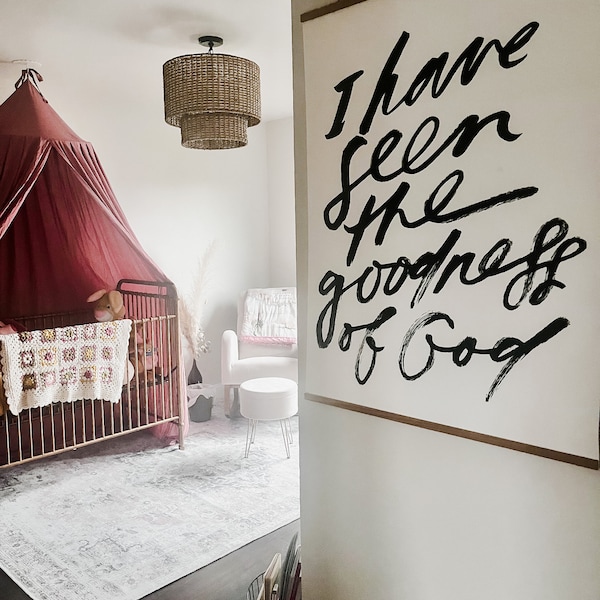 Large Poster: I Have Seen the Goodness of God - Etsy