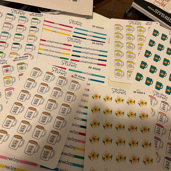 NEW! Laptop Sticker - Character Sticker - Character With Laptop - Work ...