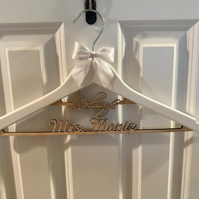 Wedding Hanger Bridal Hanger Mrs Hanger Custom Hanger - Etsy