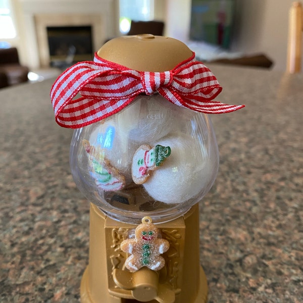 Gumball Machine, MINI Gumball, Tiered Tray Decor,gingerbread Gumball ...
