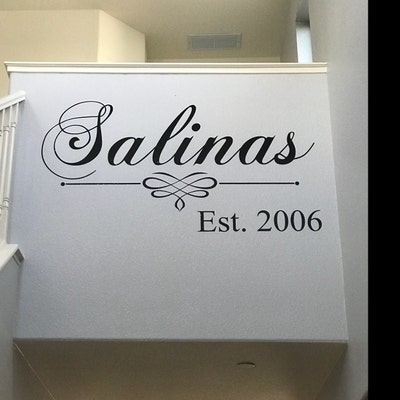 Last Name Family Decal Family Last Name Decals - Etsy