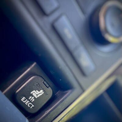 Eject Button Decal, Car Decal, Eject Passenger Button, Blank Button ...