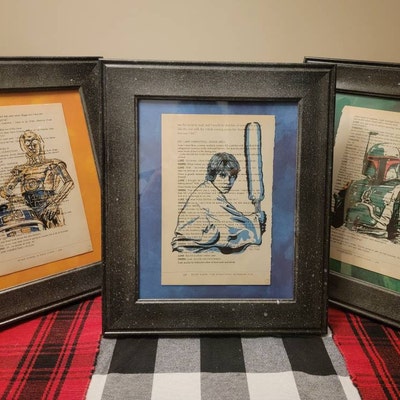 Star Wars, Movie Script, Art Print, Empire Strikes Back, Yoda ...