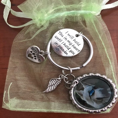 Pet Memorial Keyring Pet Loss Keychain Memorial Keychain Photo Keychain ...
