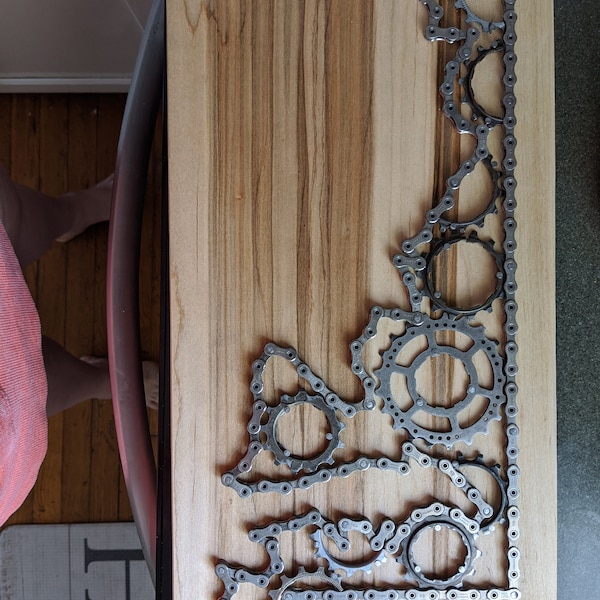 Bicycle Chain State Outline - Etsy