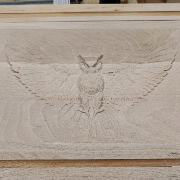 Owl, 3d STL Model for CNC Router, Artcam, Vetric, Engraver, Relief ...