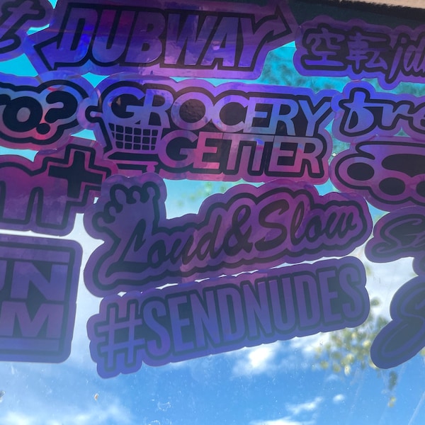 Jdm 63 Car Sticker Decal Pack Car Window Stickers for Jdm Slammed Race ...