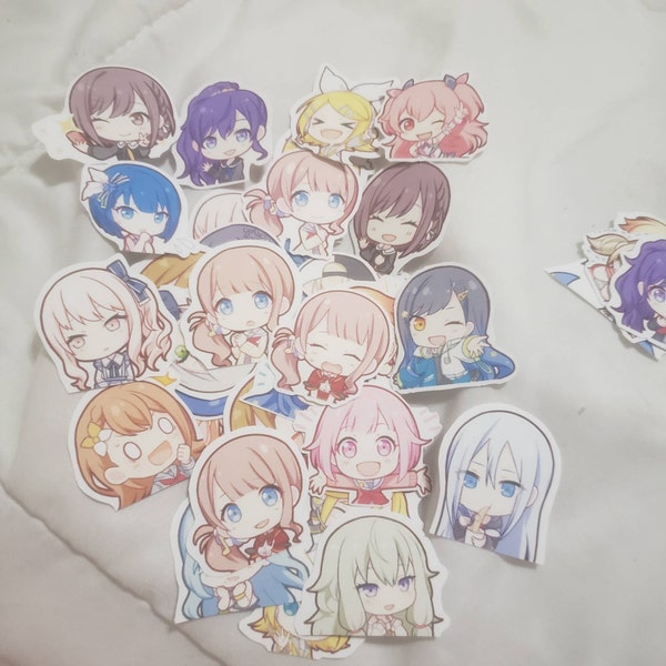 Project Sekai PJSK Band Assorted Sticker Pack (high Quality, Scratch ...