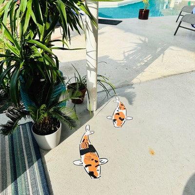 Life Size Koi Decal 5 - Etsy