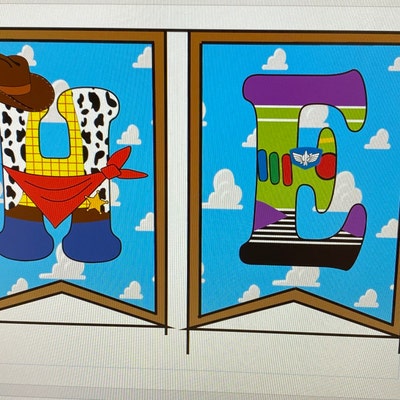 Toy Story Doodle Alphabet BUNDLE 7 Set Toys Story Font Png Alphabet ...