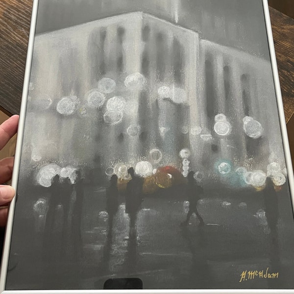 The Audience. Original Signed Art by Andrew Mcadam. Unframed, Size A3 ...