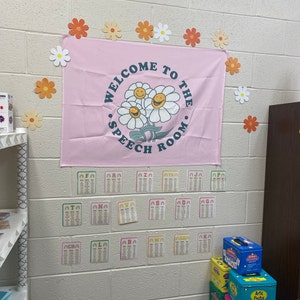 Speech Room Groovy Set of 9 Digital Prints Speech Room Poster Speech ...