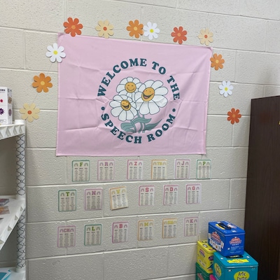 Speech Room Groovy Set of 9 Digital Prints Speech Room Poster Speech ...